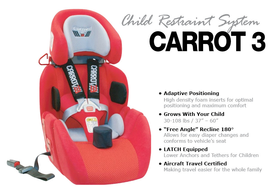 Carrot 3 Special Needs Car Seat : Pediatric Special Needs Car Seats