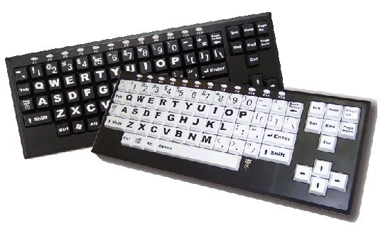 Large Print Keyboard | Low Vision Computer Accessories | Keyboard ...